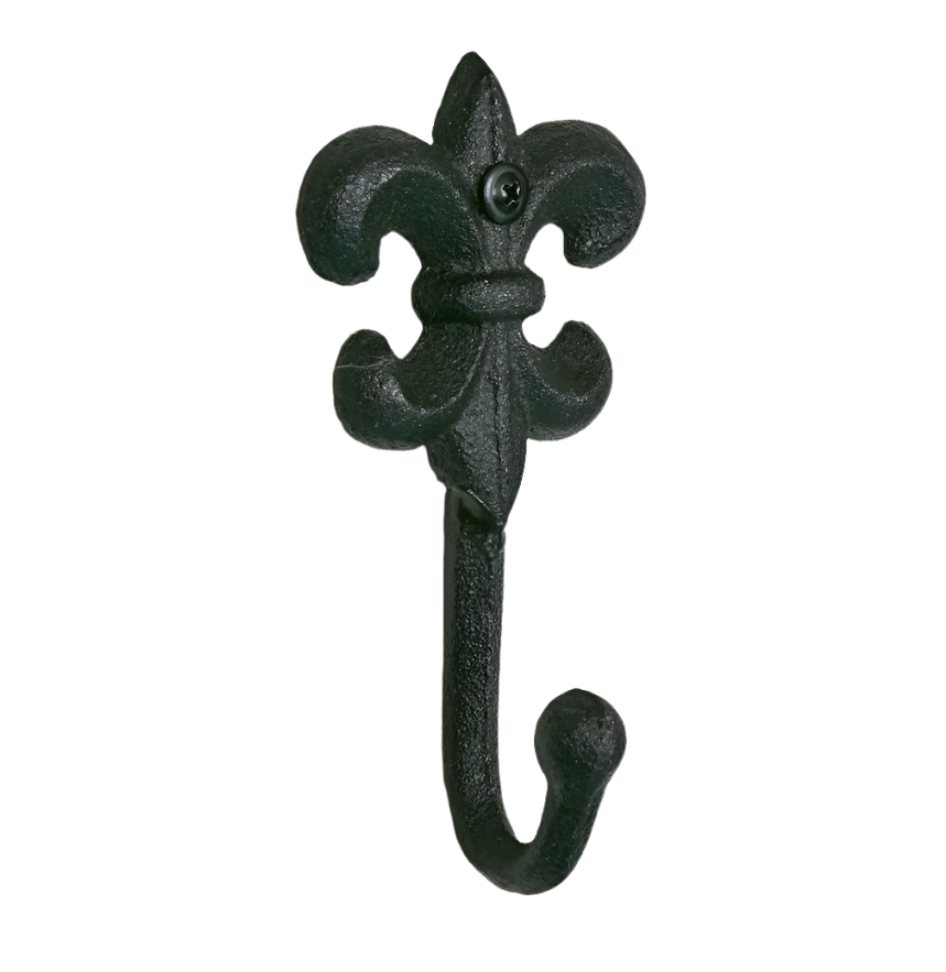 Fleur Wall Hook Black