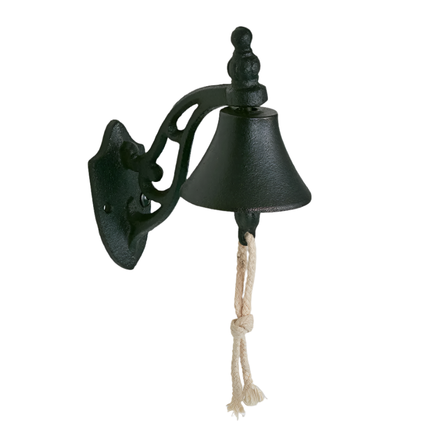 Wall Mounted Bell Black