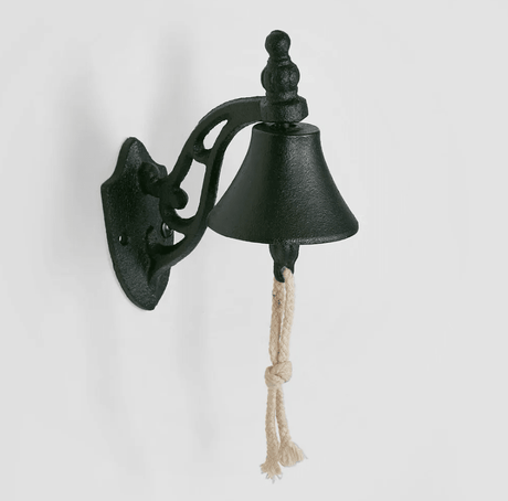 Wall Mounted Bell Black